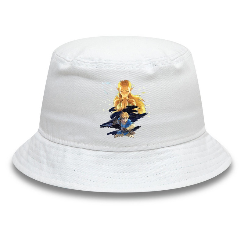 Jual Topi Bucket Hat Legend of Zelda Link Breath of the wild | Shopee ...