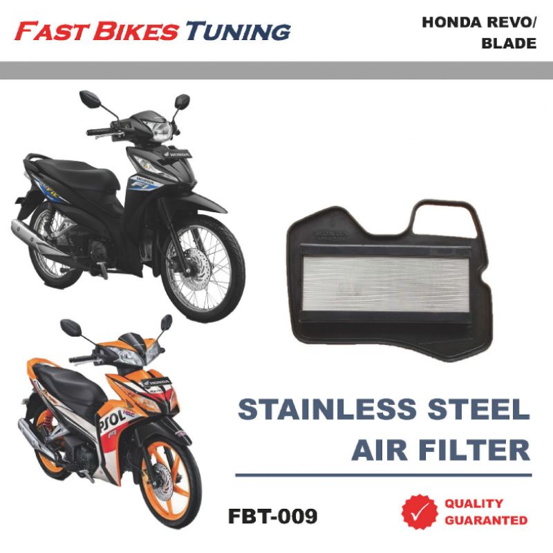 Jual FILTER UDARA HONDA REVO - FILTER UDARA STAINLESS - FILTER UDARA ...