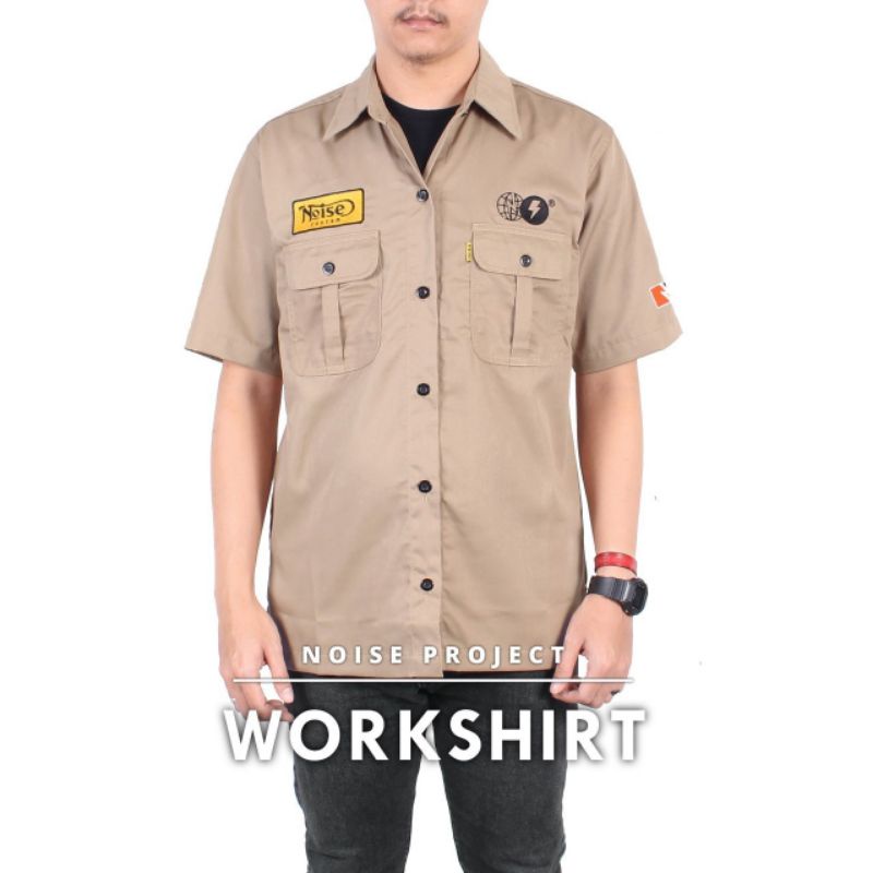 Jual KEMEJA WORKSHIRT NOISE PROJECT ORIGINAL / KEMEJA KERJA PRIA DAN ...