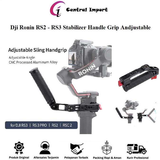 Jual Dji Ronin RS2 - RS3 Stabilizer Handle Grip Andjustable- Lifting ...