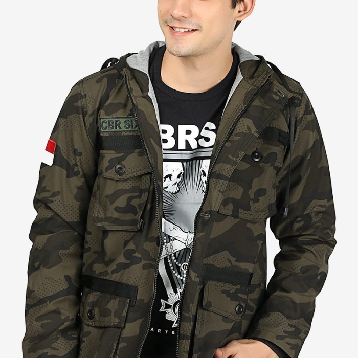 Jual Bayar Di Tempat Jaket Loreng Army Pria High Quality Tni Tentara Abri Garansi Original