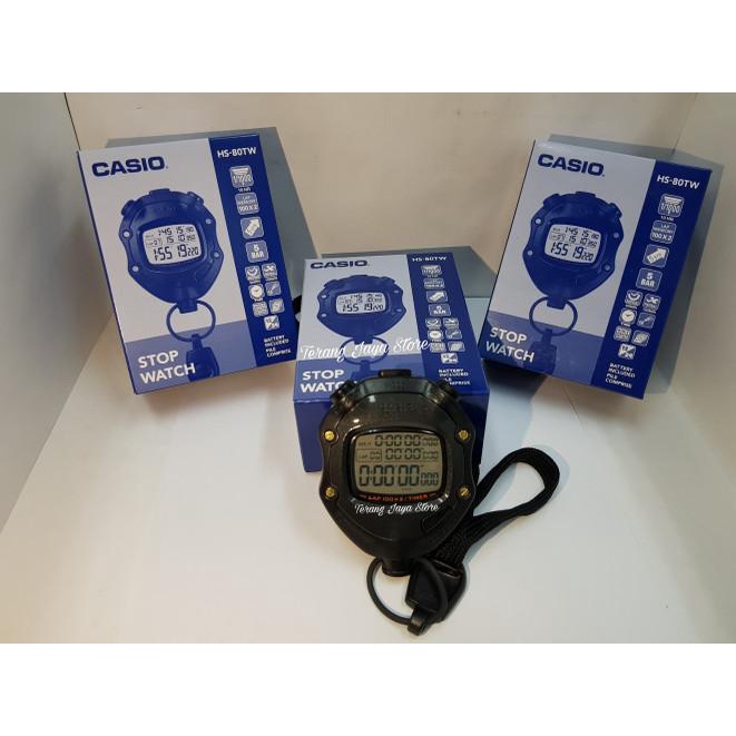 Jual Stopwatchku Stopwatch Casio Hs-80Tw (Alat Pengukur Waktu) Hs80W Dijamin Asli 100% | Shopee ...