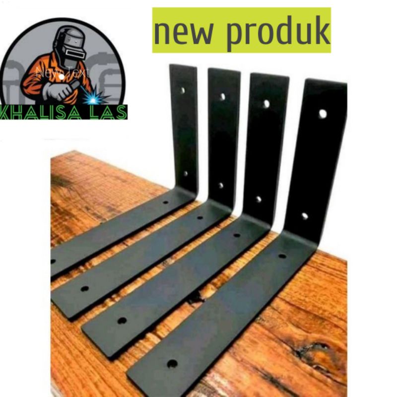 Jual Rak Siku Dinding Tempel Tembok Siku Besi Model L Tempel Tembok ...