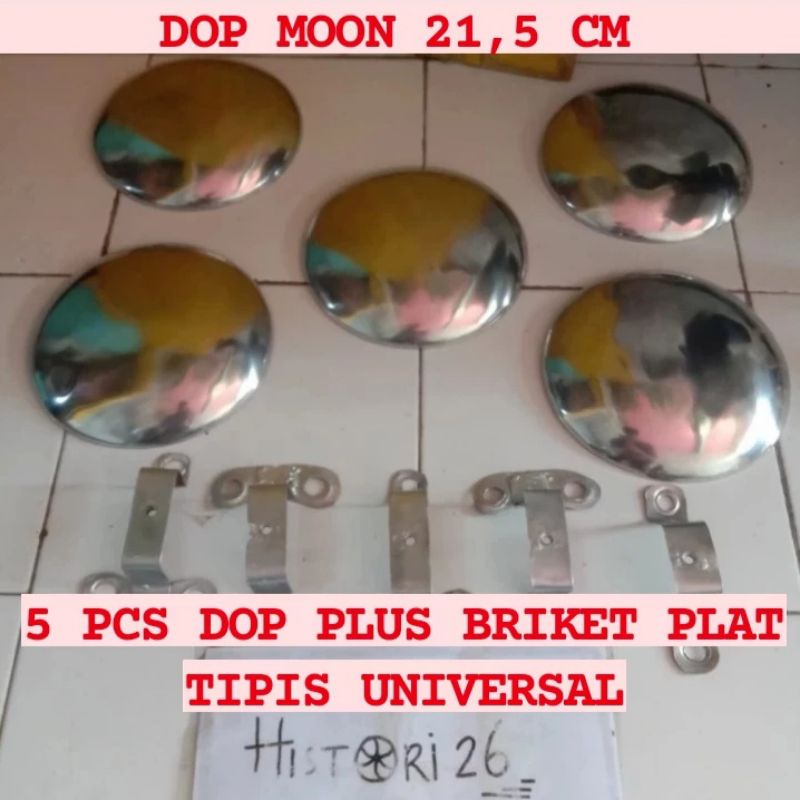 Jual Dop moon Velg kaleng universal 21,5cm - Dop retro velg kaleng 5pcs ...