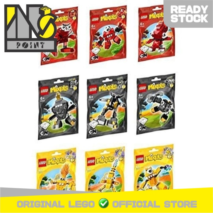 Jual LEGO 41500-41508 - Mixels - Mixels Series 1 Complete Sets (9pcs ...