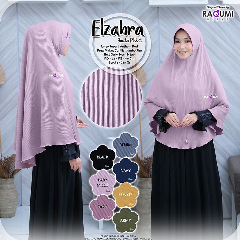 Jual Elzara hijab//jersey plisket//mnv//raqumi | Shopee Indonesia