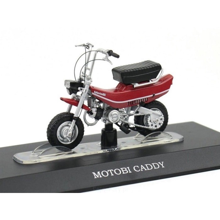 Jual Must Have!! Diecast Miniatur Motor Motobi Caddy 1/18 By Leo Model ...