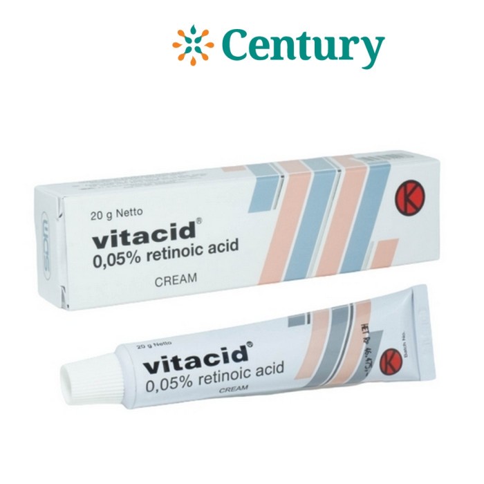 Jual VITACID 0.05% CREAM 20 GR 1 PCS / RETINOIC ACID / OBAT JERAWAT ...