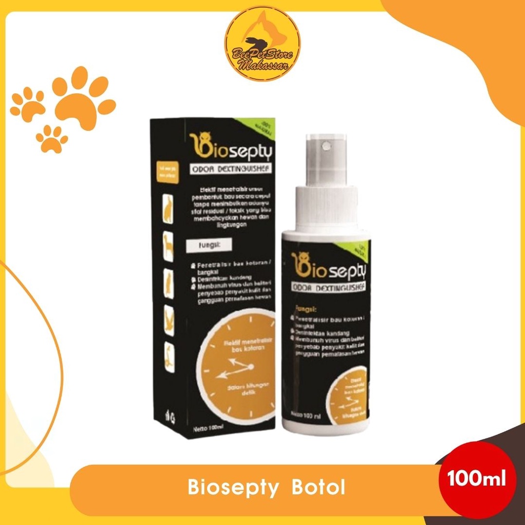 Jual Desinfektan/Obat Bau-Biosepty (Botol@100 ml) | Shopee Indonesia