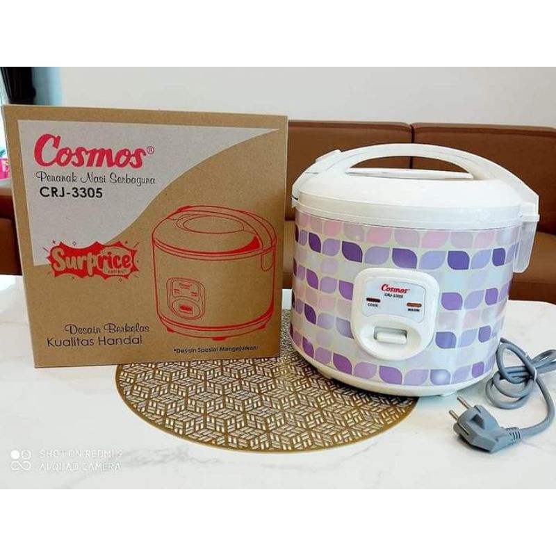 Jual RICE COOKER COSMOS CRJ-3305 KAPASITAS 1,8 LITER | Shopee Indonesia