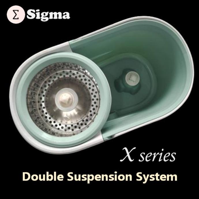Jual Sigma Official X Series Spin Mop Peralatan Alat Pel Kebersihan ...