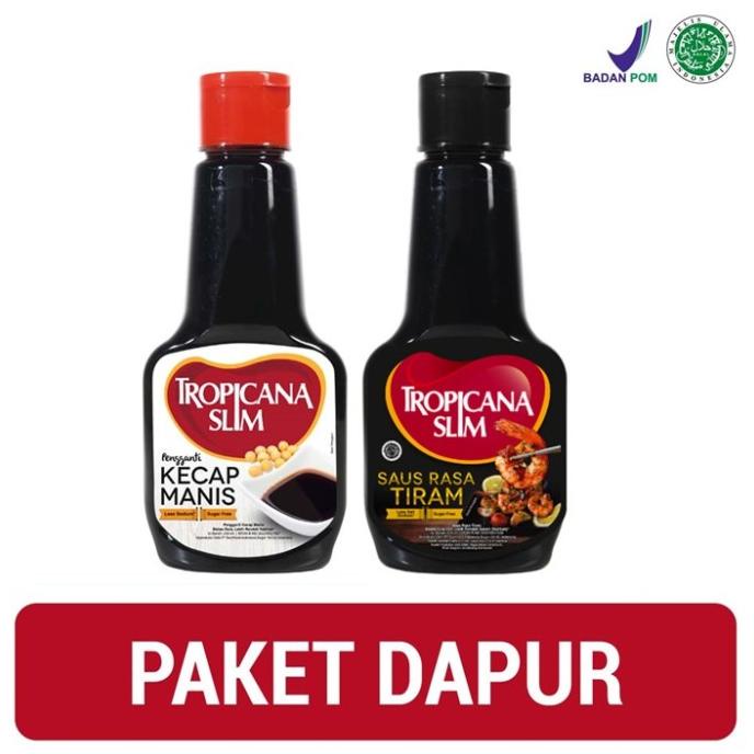 Jual Paket Dapur: Tropicana Slim Kecap Manis 200ml & Saus Tiram 200ml ...