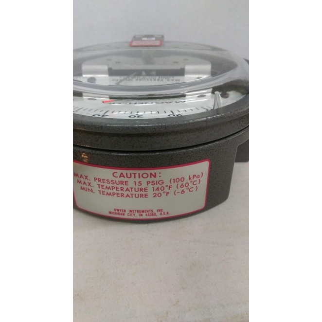 Jual Magnehelic Dwyer 100 Kpa 60 (2000-60Pa) Dwyer | Shopee Indonesia