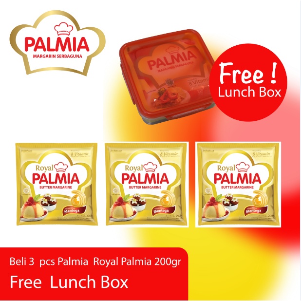 Jual Royal Palmia - Isi 3 Pc Free Lunch Box | Shopee Indonesia