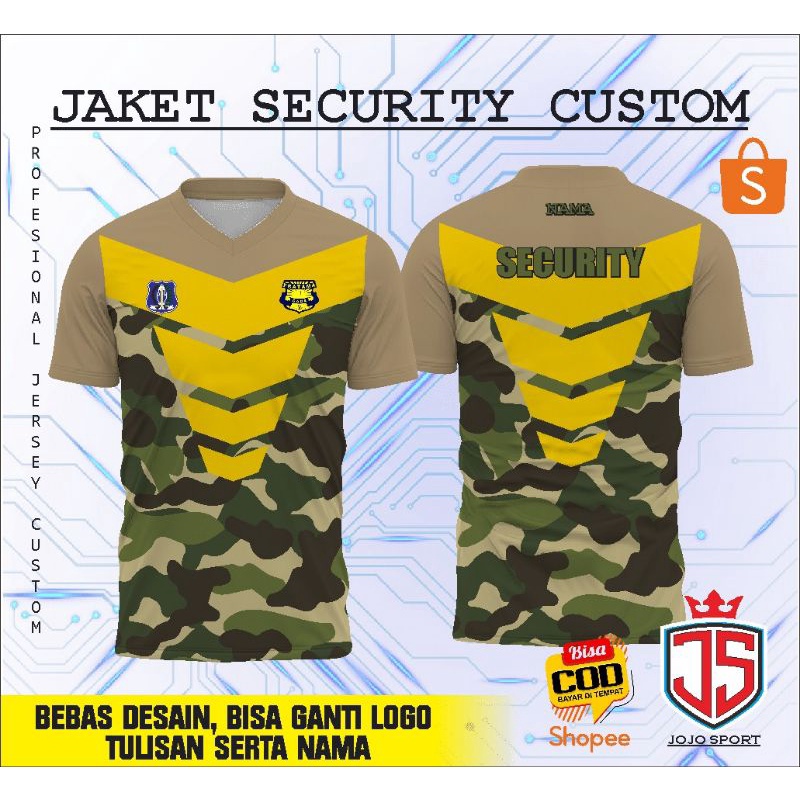 Jual jersey security custom | Shopee Indonesia