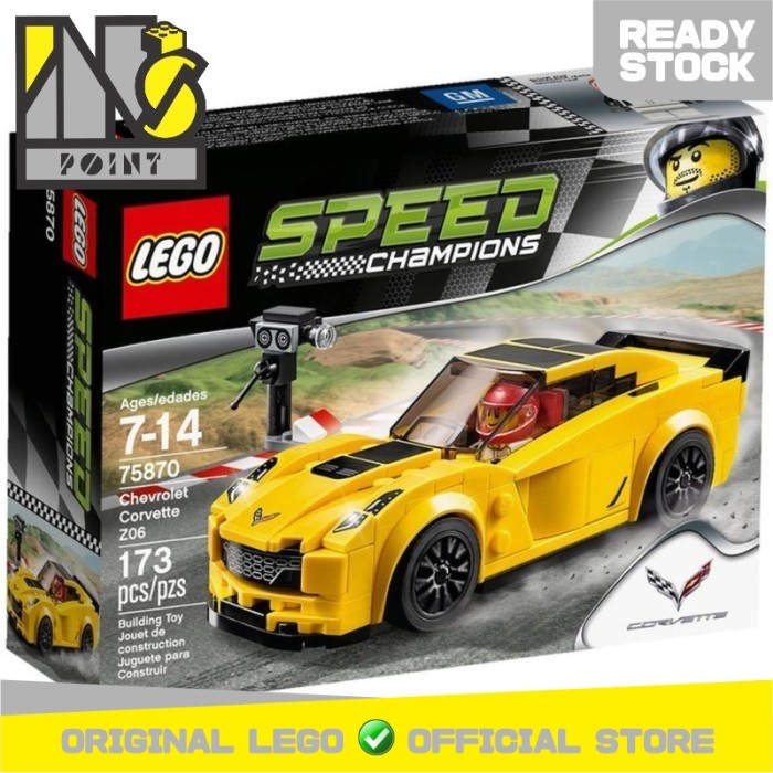 Jual LEGO Speed Champions - 75870 - Chevrolet Corvette Z06 | Shopee ...