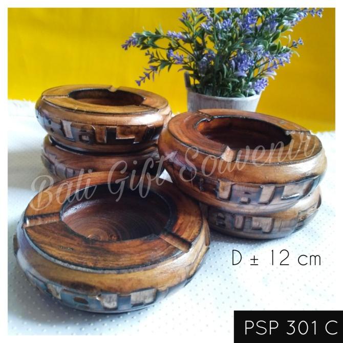 Jual asbak kayu asbak ukir bali asbak bali asbak unik souvenir elegan ...