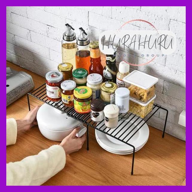 Jual 99Khome Kitchen Flexible Spice Rack Bathroom Storage Holders Shoe ...