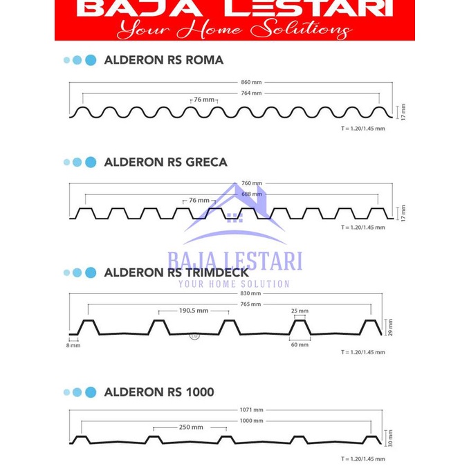 Jual ATAP ALDERON RS - SINGLE LAYER | Shopee Indonesia