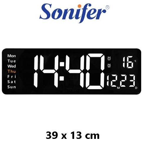 Jual Sonifer Jam Dinding Timer Digital Jam Dinding Countdown LED 39 x ...