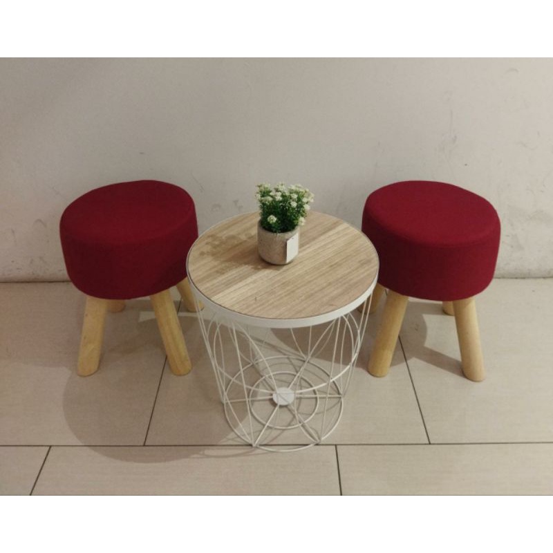 Jual Selma Set Tango Stool meja tiera /meja sudut /meja Topaz / kursi ...