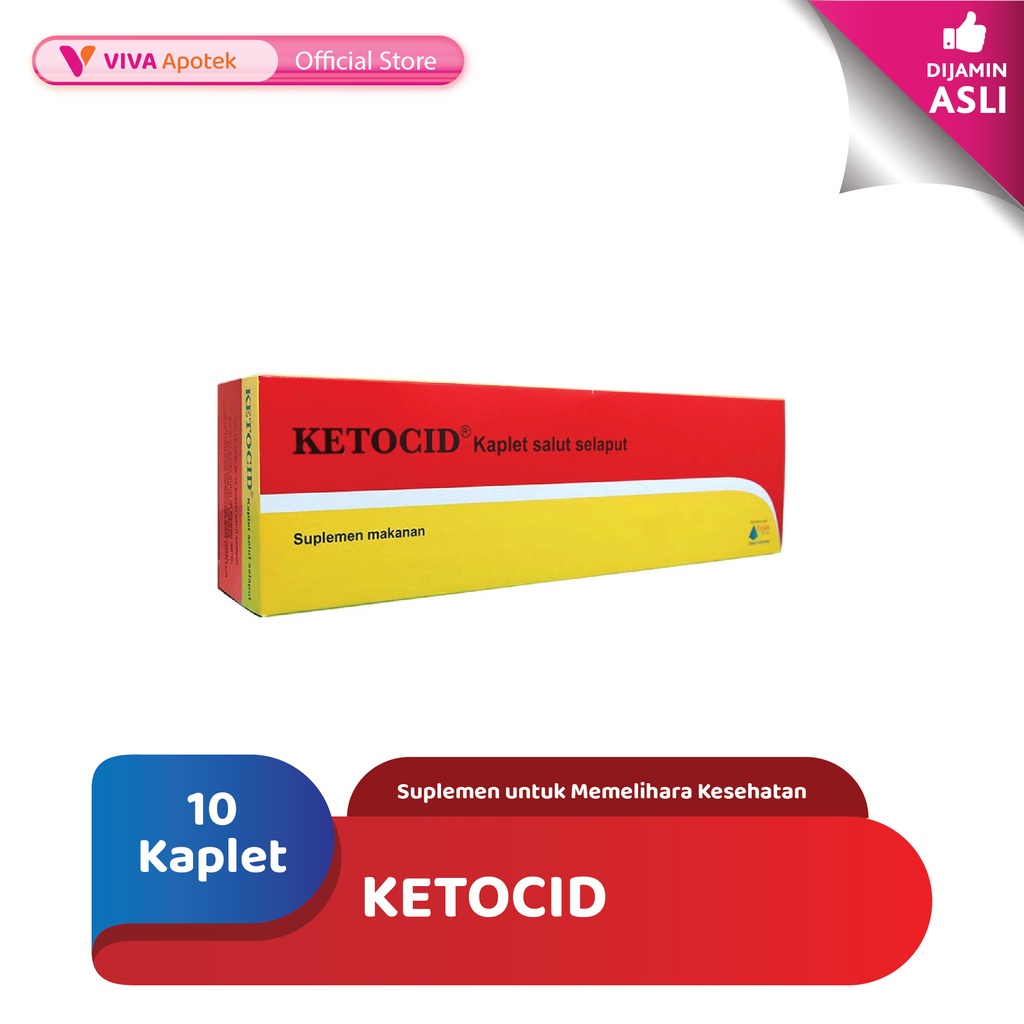 Jual Ketocid untuk Memelihara Kesehatan (10 Kaplet) | Shopee Indonesia