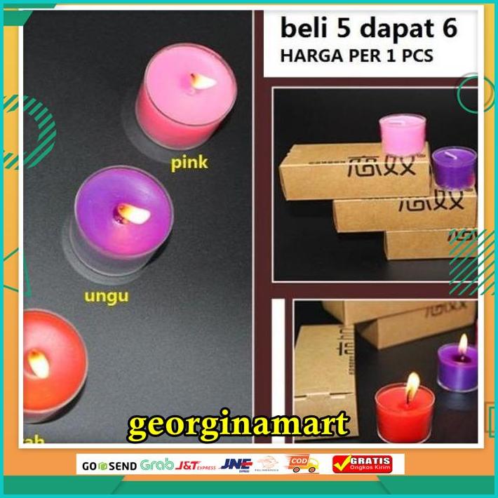 Jual D SLOKI CANDLE PRIA GELAS COLOR WANITA LILIN BANTU ALAT B*D*S*M ...