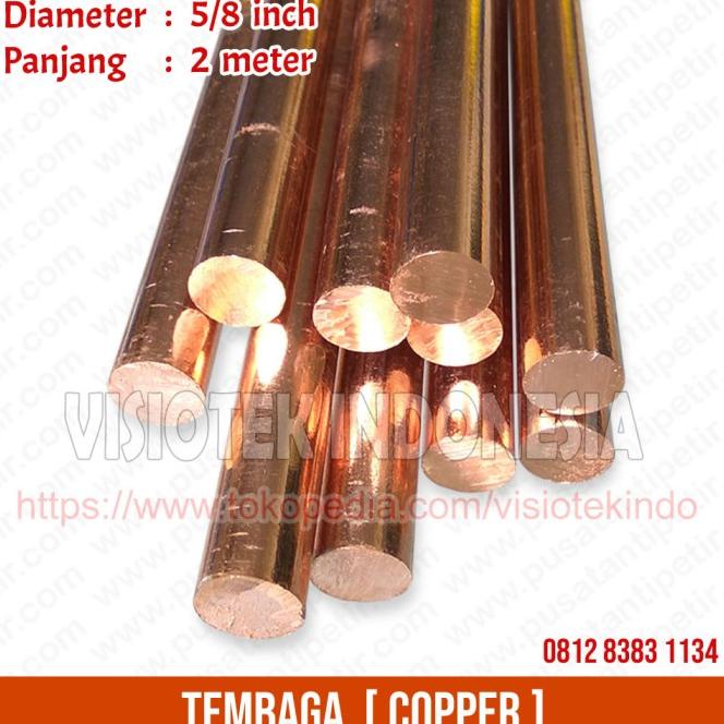 Jual Ground Rod / Copper Rod 16Mm X 2 Meter | Shopee Indonesia