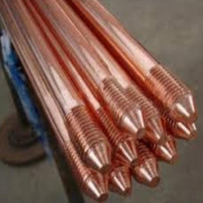 Jual Rod Grounding / Copper Rod 5/8 Inch Panjang 1,5 Meter | Shopee ...
