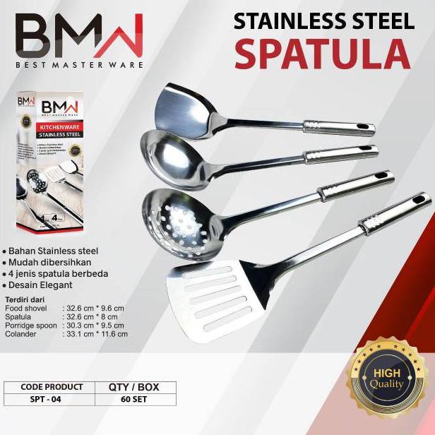 Jual Spatula 4 Set Sodet set Sutil Kitchen Tools Sendok goreng ...