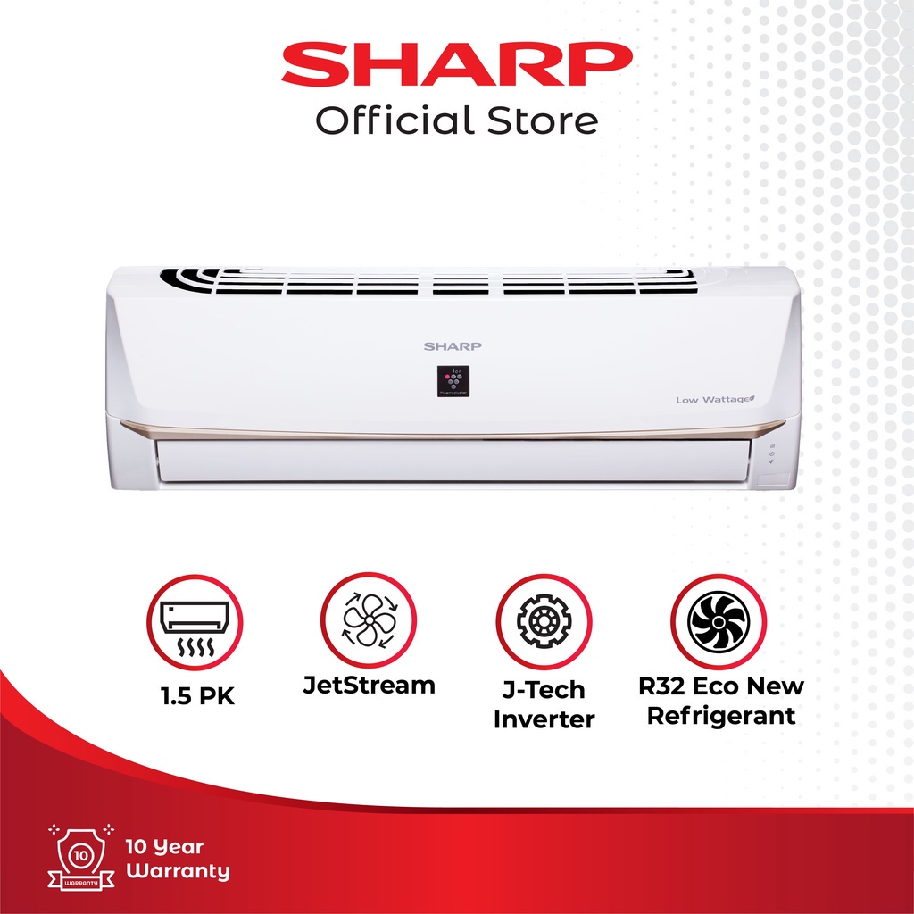 Jual Sharp Air Conditioner - Standard 1,5 PK (Low Wattage) J60 Series ...