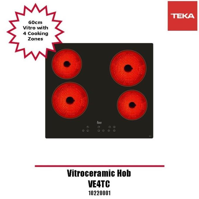 Jual KOMPOR TANAM TEKA VITROCERAMIC HOB VE 4 TC BUILT IN KOMPOR TANAM ...