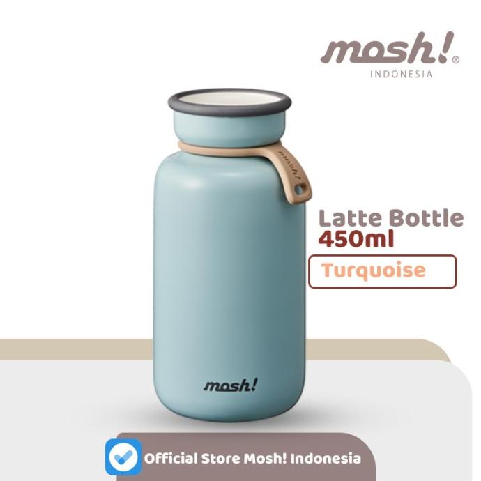 Jual Mosh Bottle Latte Tumbler Botol Minum Termos Stainless 450ML ...