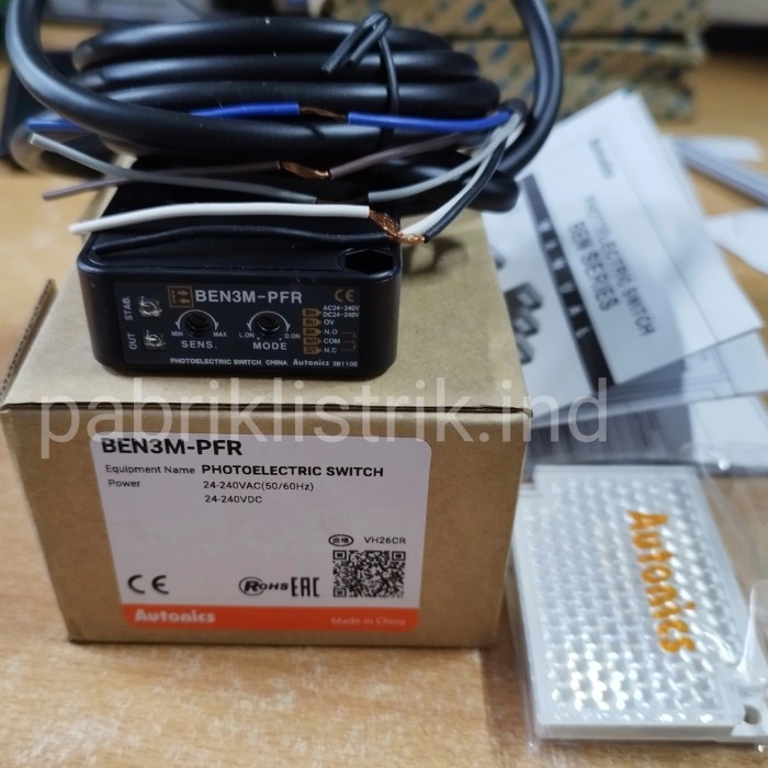 Jual Photo electric sensor BEN3M PFR atau BEN 3M PFR Autonics original | Shopee Indonesia