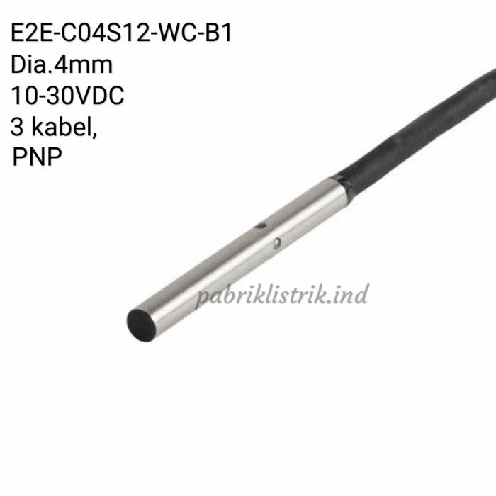 Jual Proximity sensor dia 4mm 4 mm M4 type E2E C04S12 WC B1 Omron original | Shopee Indonesia