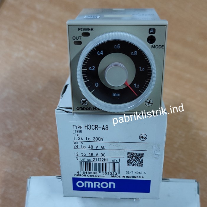 Jual Timer H3CR A8 12V 48V 24V DC Omron original | Shopee Indonesia