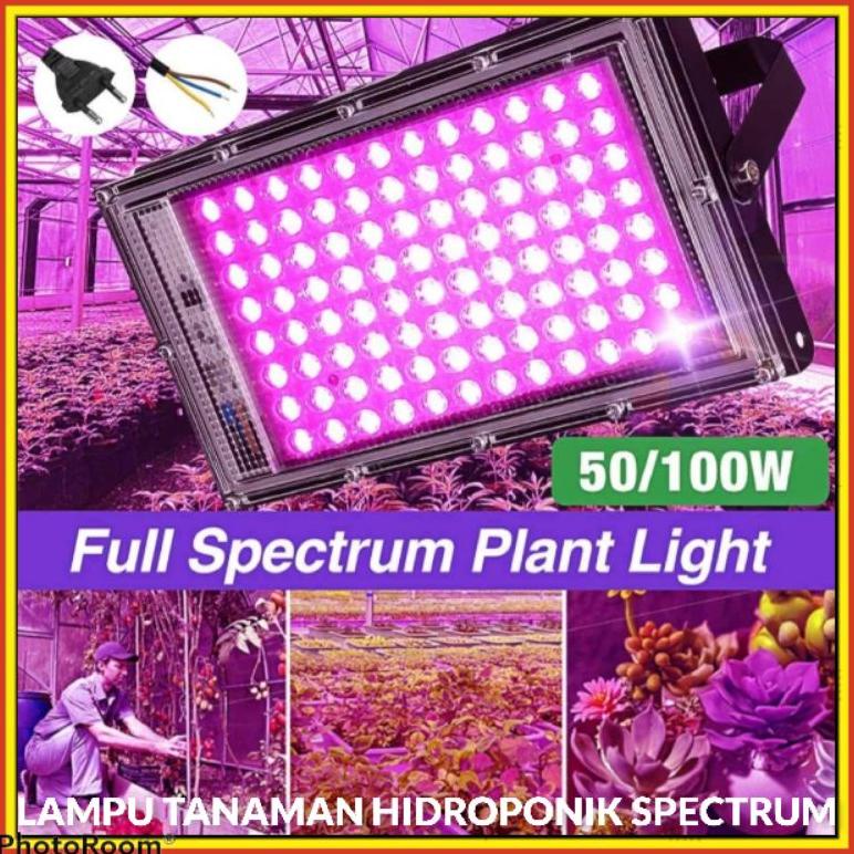 Jual Lampu UV Tanaman Tumbuhan Hidroponik Specktrum Led Sorot GrowLight ...