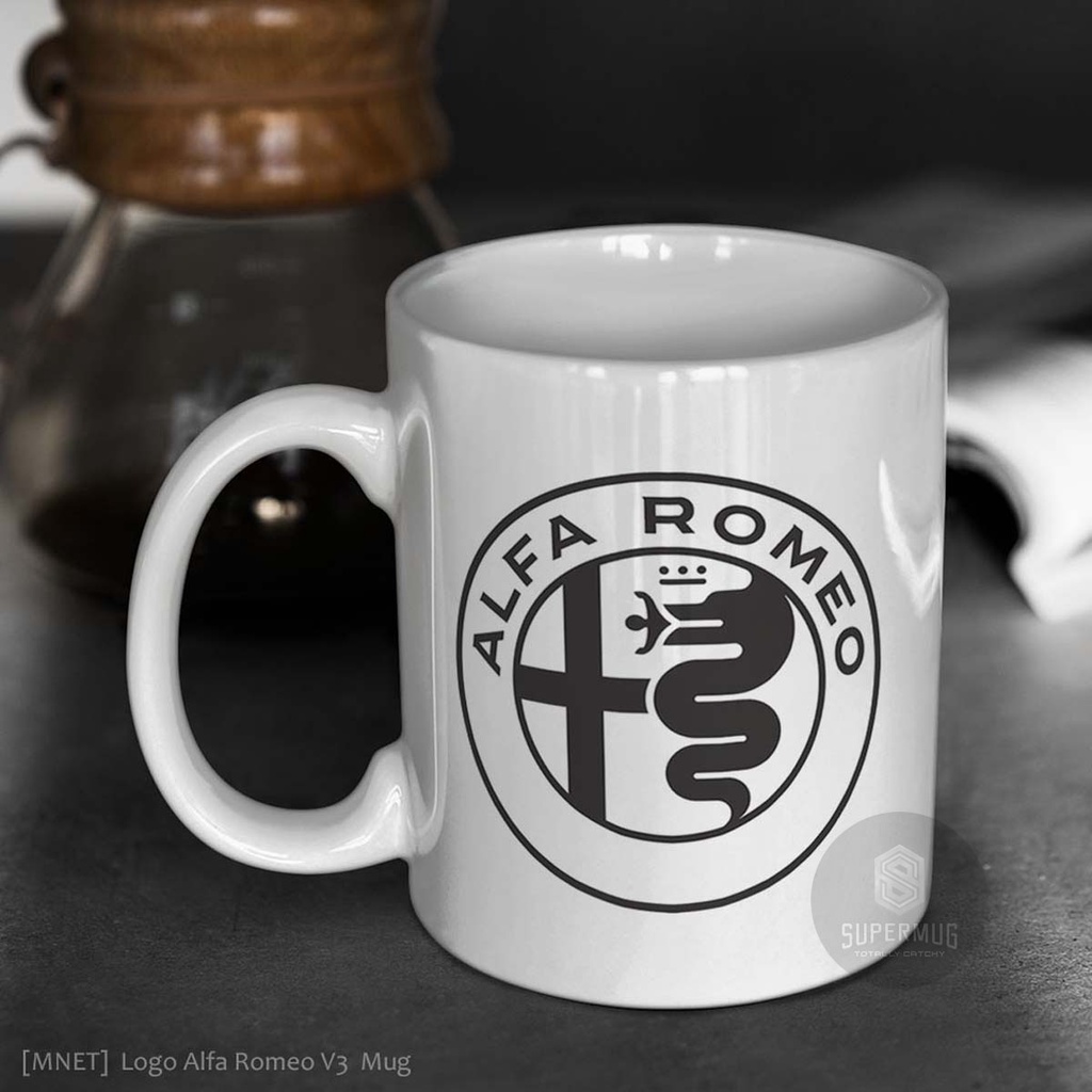 Jual Gelas Mug Simbol Alfa Romeo V3 Logo Mobil Cangkir Keramik Ikon ...