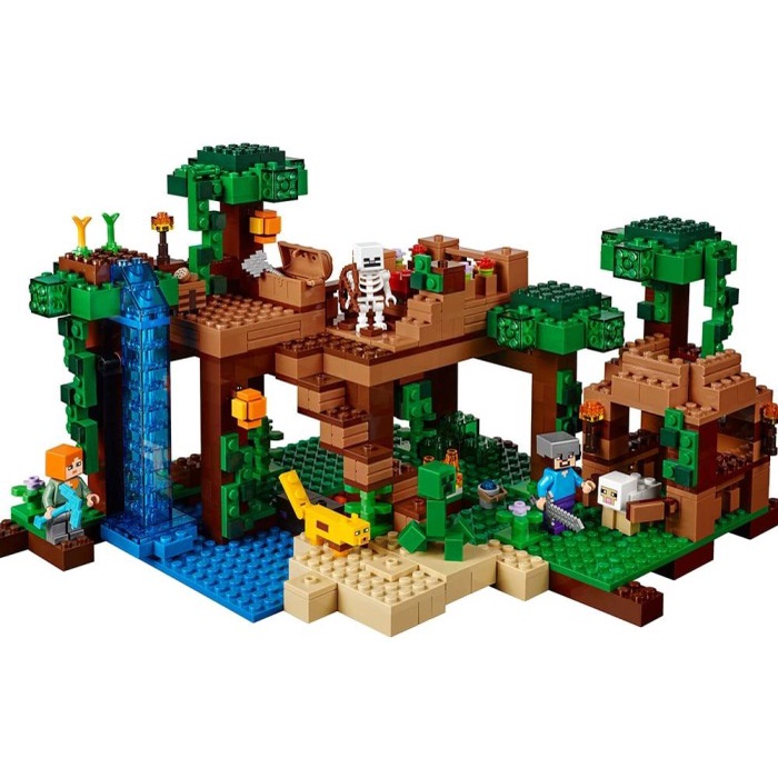 Jual Best Seller Lego Minecraft The Jungle Tree House 562 Pcs (18003 ...