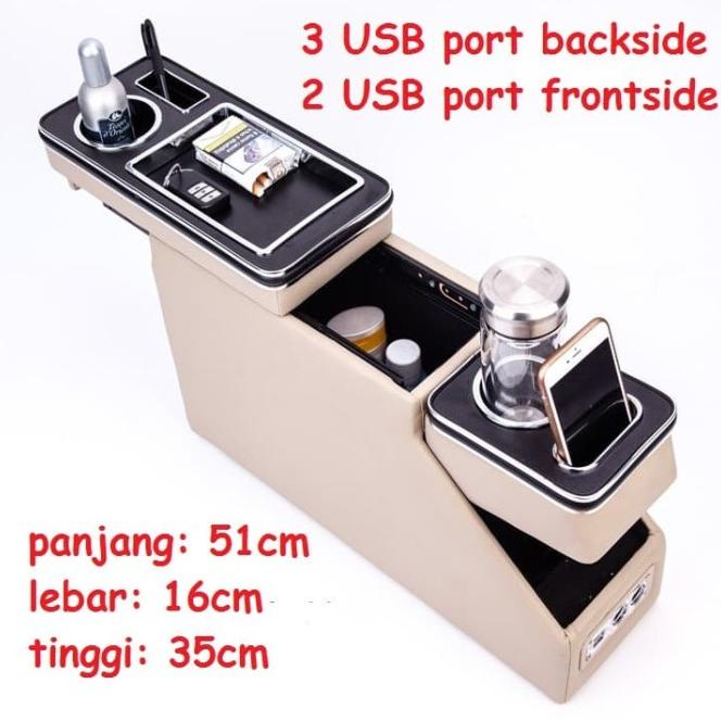 Jual Console Box Honda Freed Lengkap Dengan Power Outlet Usb Port ...