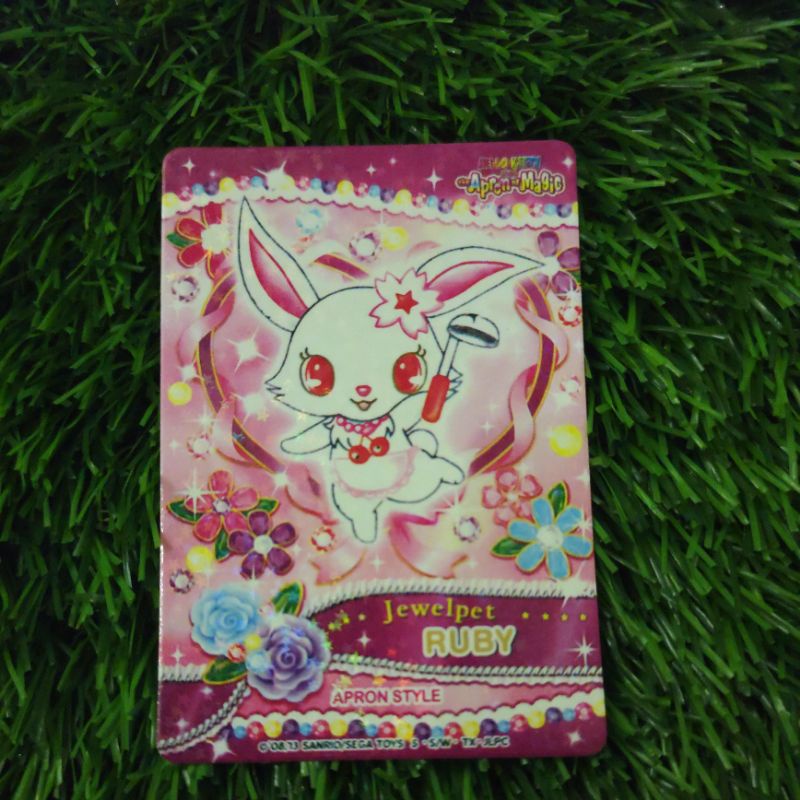 Jual kartu hello kitty apron magic non ori jewelpet ruby character card ...