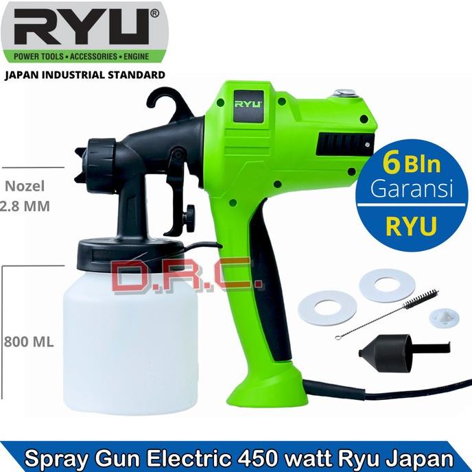 Jual RYU RSE 800 Mesin Semprot Listrik HVLV Spray Gun Electric By ...