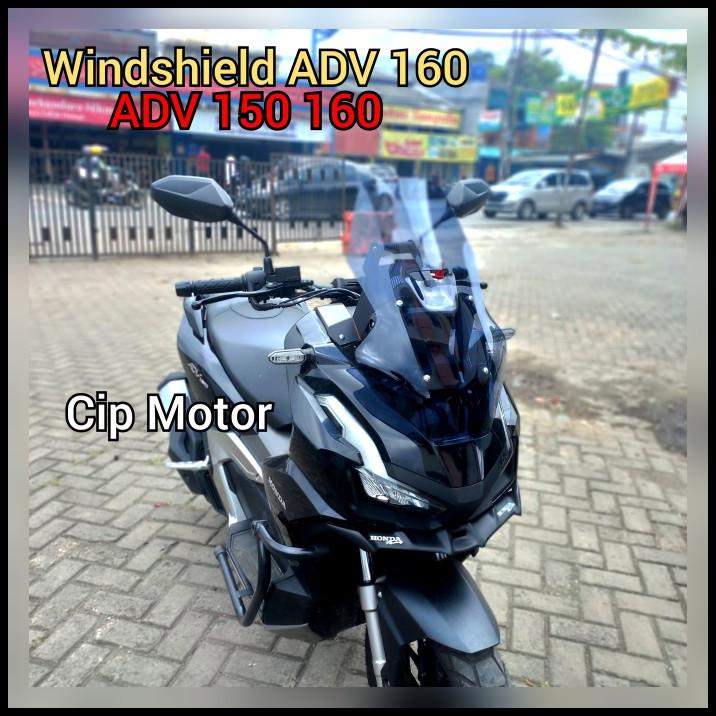 Jual Ws Visor Windshield Honda ADV 150 Model rayben clear hitam ...