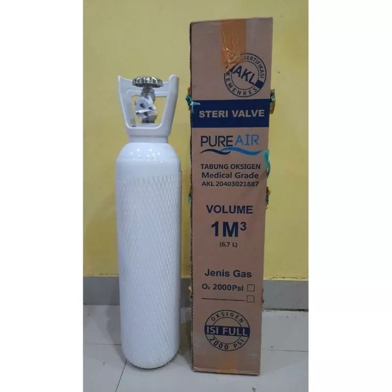 Jual tabung oksigen 1m3/tabung oxsigen-ready pure air | Shopee Indonesia