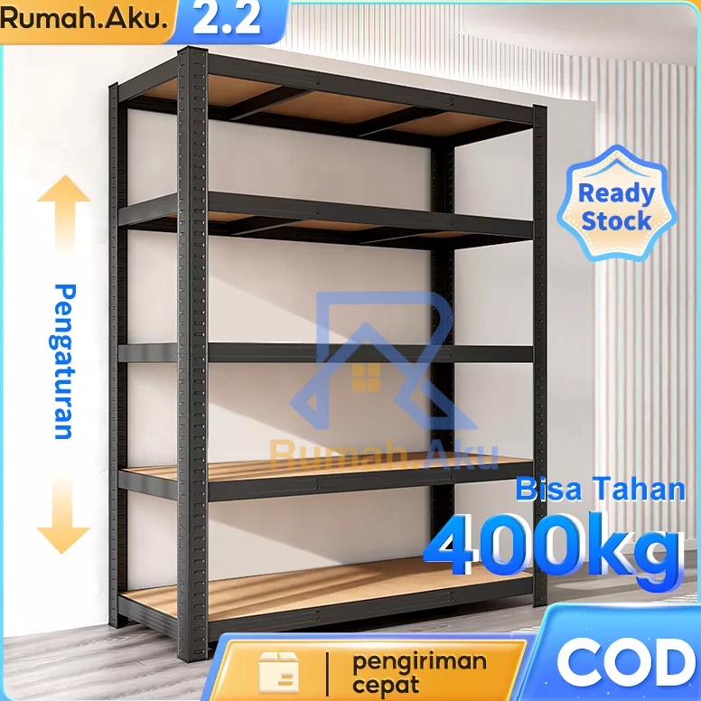 Jual LANGSUNG ATC: Rak Besi Siku 5 Layer/ Rak Besi Layer/ Rak Gudang ...