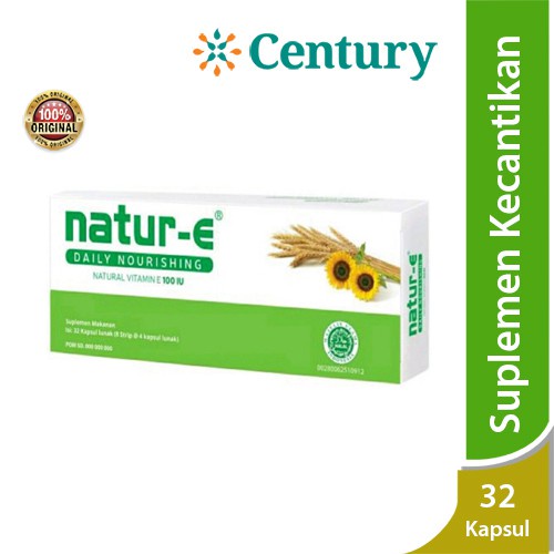 Jual Natur-E 32 Kapsul / Natur E / Vitamin E / Vitamin E 100 IU ...
