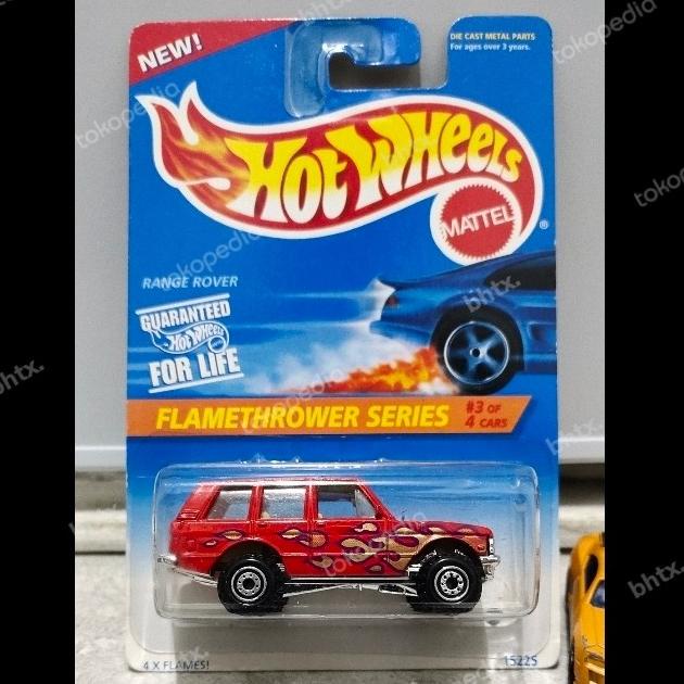 Jual Hot Wheels Range Rover Flamethrower Series Blue Card Hotwheels ...