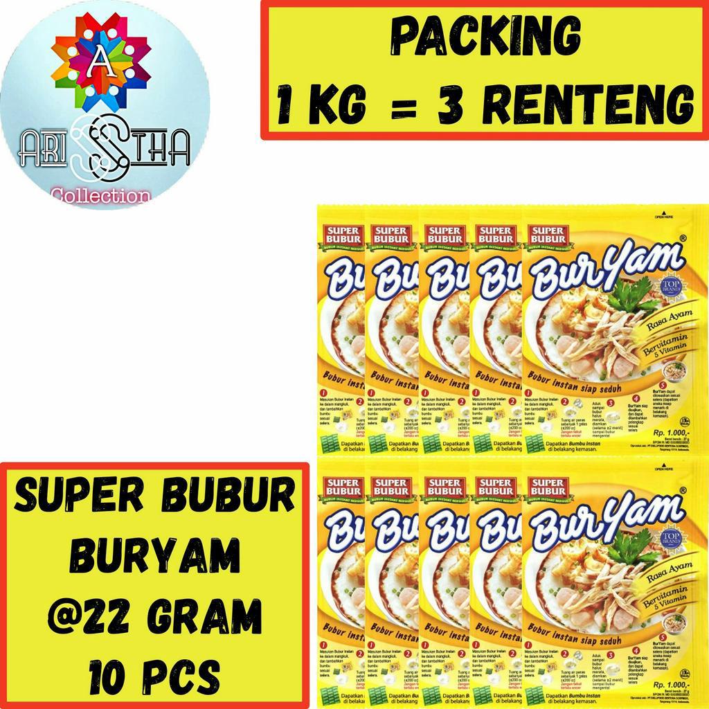 Jual Super Bubur Buryam 22 Gram 10 Pcs | Shopee Indonesia