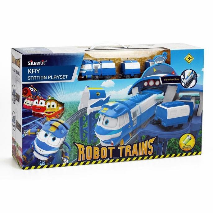 Jual Silverlit Robot Trains - Kay Station Playset Original | Shopee ...