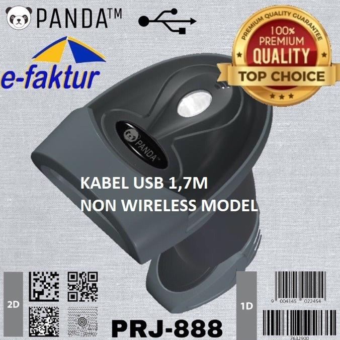 Jual Barcode Scanner E-Faktur 2D/1D Panda Prj-888 (Qr Code-Efaktur ...